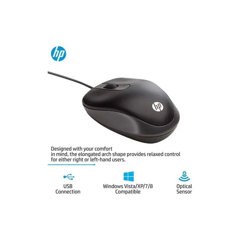 HP Souris optique de voyage USB - G1K28AA au Maroc