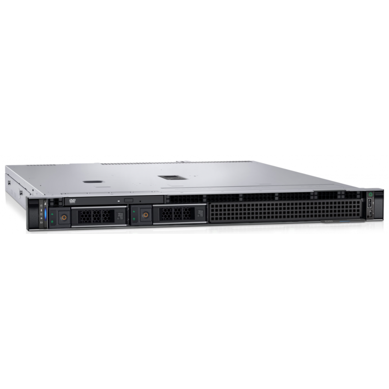 Serveur au format rack PowerEdge R250 Xeon E-2314 2.8GHz 2x1TB 16GB ...