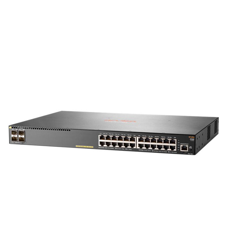 Switch Administrable Aruba 2930F 24 ports PoE+ 4SFP (JL261A) Maroc