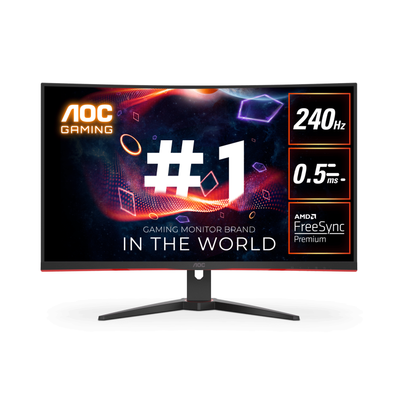 Prix Moniteur Gaming AOC incurvé 1500R de 31,5" 240HZ (C32G2ZE) Maroc