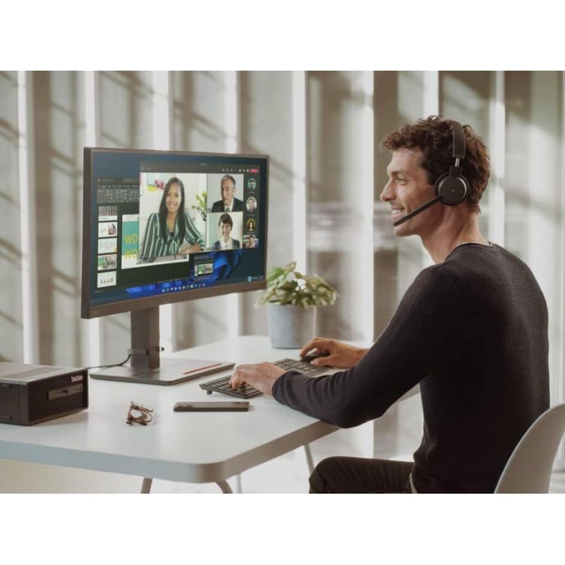 Casque Bluetooth sans fil Lenovo Go ANC (MS Teams) (Thunder Black ...